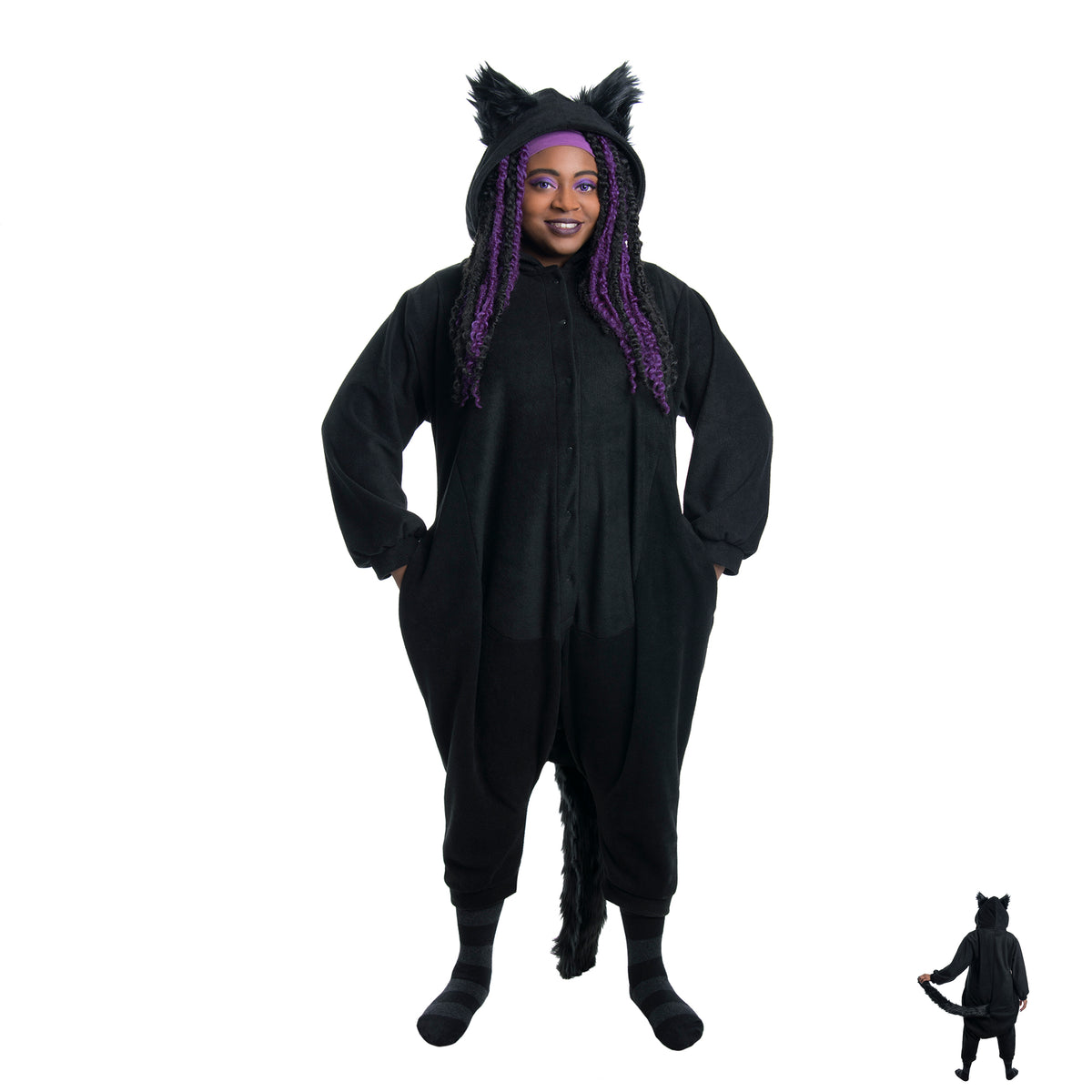 Fluffy Mew Kigurumi - Purple – Pawstar