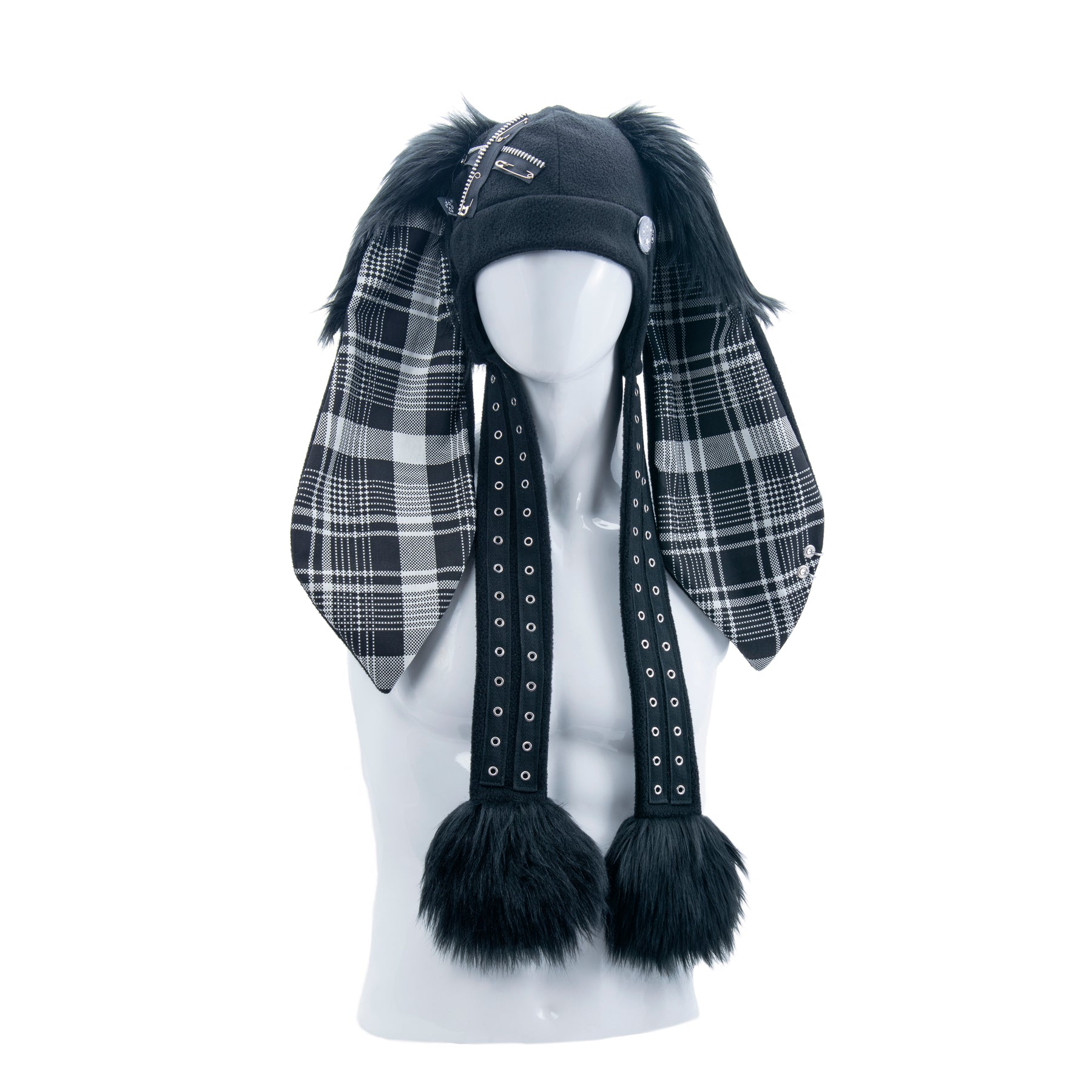 Pin Punx MEGA Puffet Bunny Hat by Pawstar